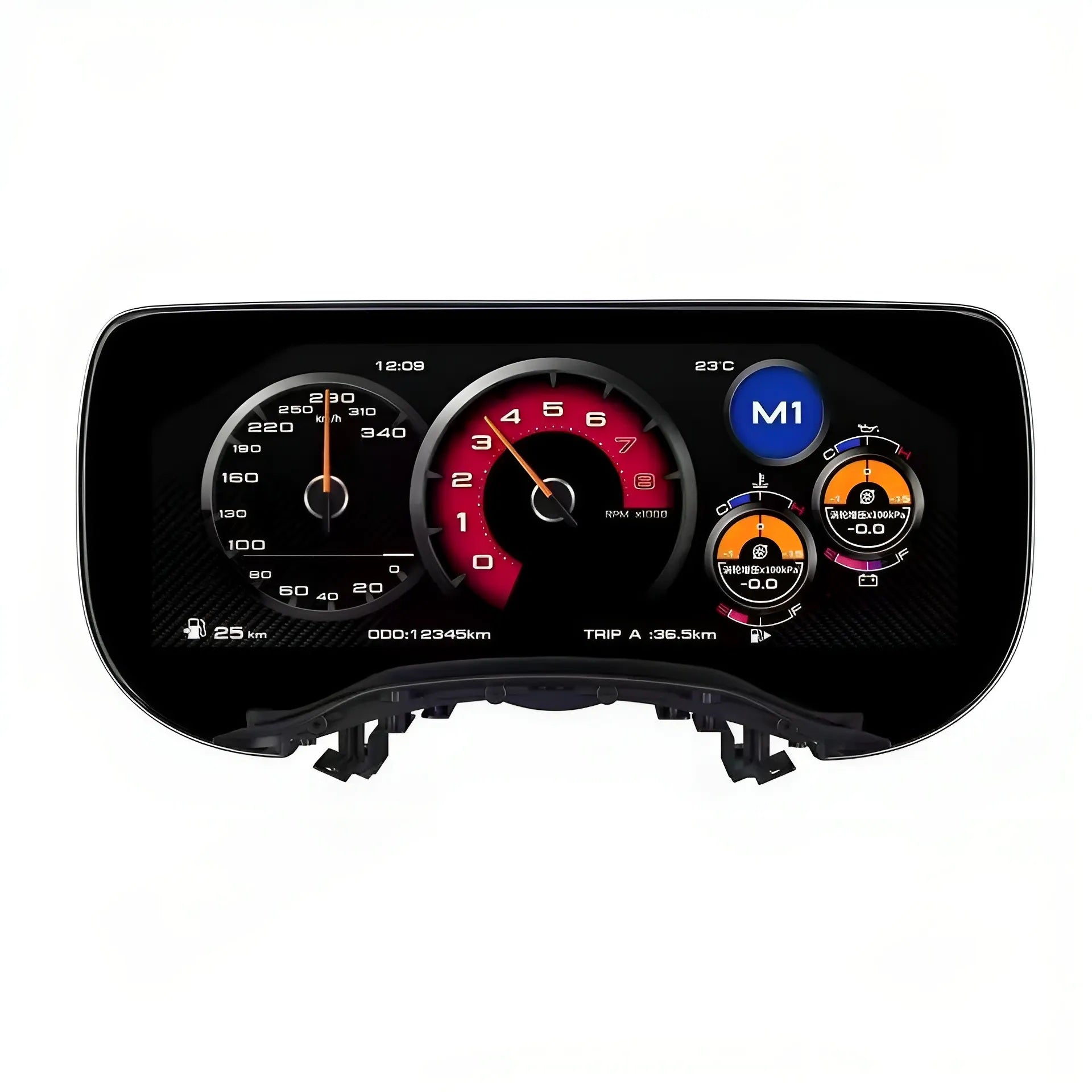 Rolax 12.3 inch Digital Cluster Gauge for Nissan 350Z Z33 2003-2009 Da