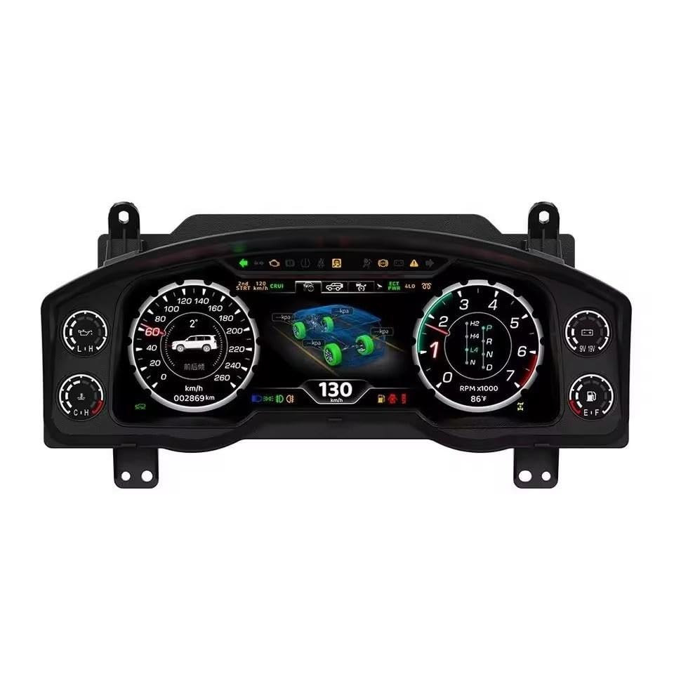 Omnitek 12.3 Inch Digital Instrument Cluster for Toyota Land Cruiser L