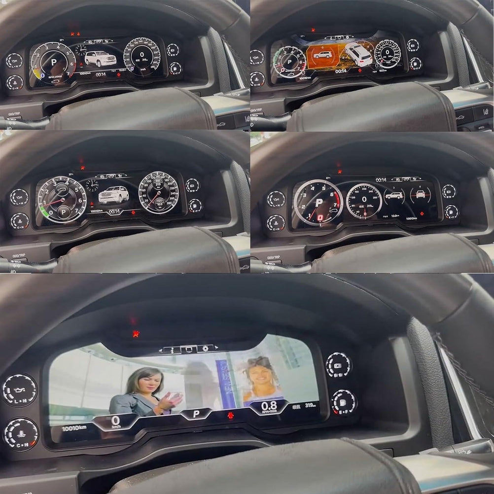 Omnitek 12.3 Inch Digital Instrument Cluster for Toyota Land Cruiser L