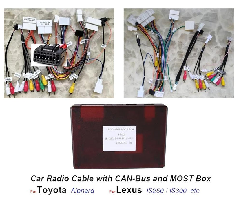Omnitek Car Android Radio Cable Connector Socket Power Wiring Harness