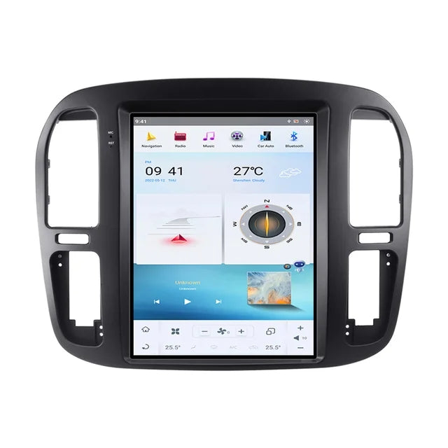 Omnitek For Toyota Land Cruiser 100 Tesla Screen Android Car Radio LC1