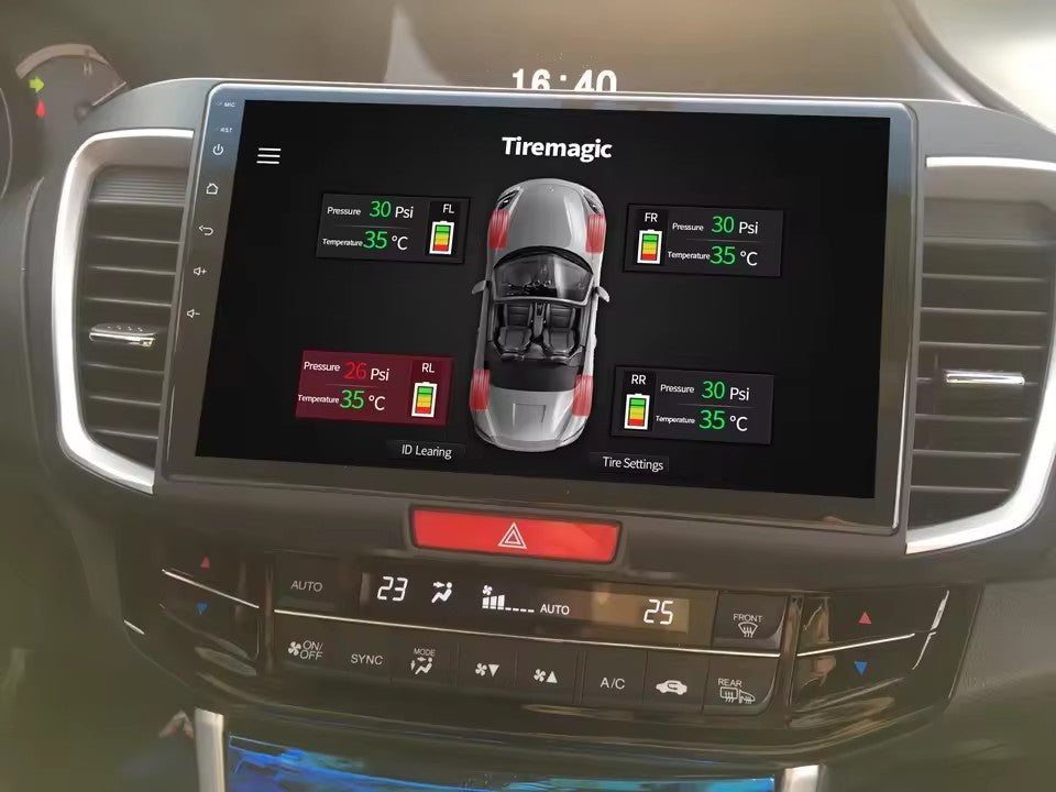 Omnitek Tire Pressure Sensor for Toyota FJ full LCD Instrument TPMS Ca