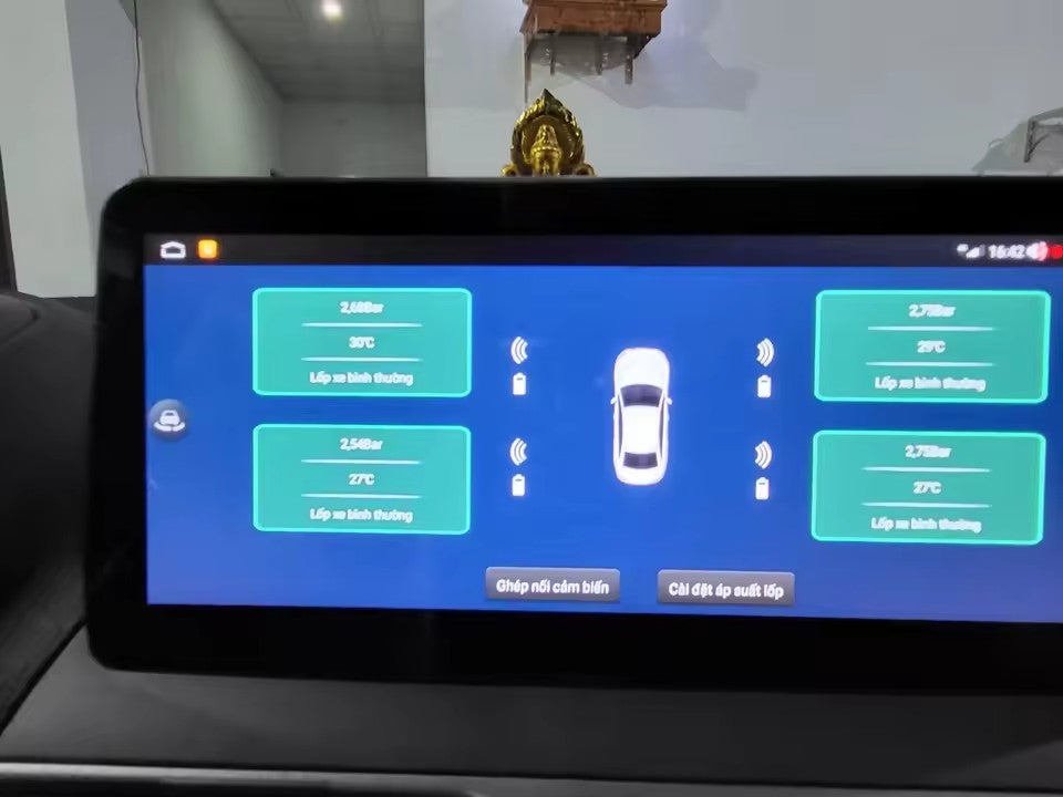 Omnitek Tire Pressure Sensor for Toyota FJ full LCD Instrument TPMS Ca