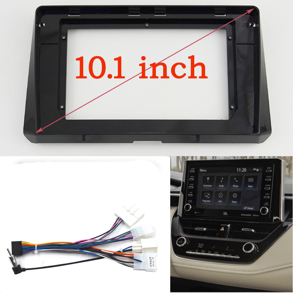 1 Din 10.1 Inch Car Radio Installation DVD GPS Mp5 Plastic Fascia Pane ...
