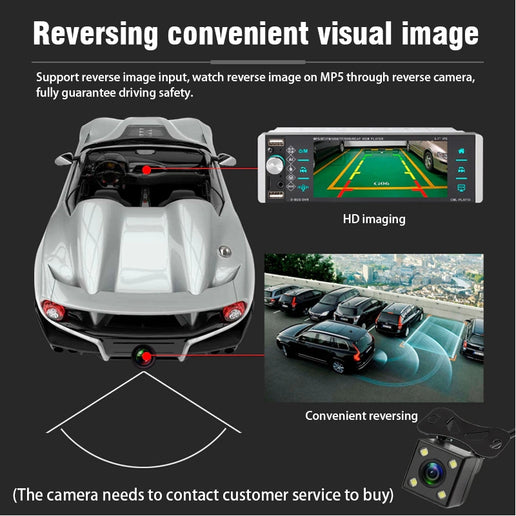 Omnitek Car Radio 5188 1din Mp5 Player Touch RDS AM FM 4-USB 5.1 Inche