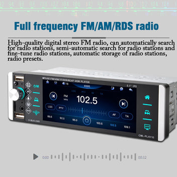 Omnitek Car Radio 5188 1din Mp5 Player Touch RDS AM FM 4-USB 5.1 Inche